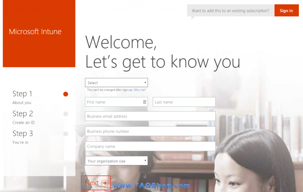 How do I sign up for an Microsoft Intune trial? | FAQShop