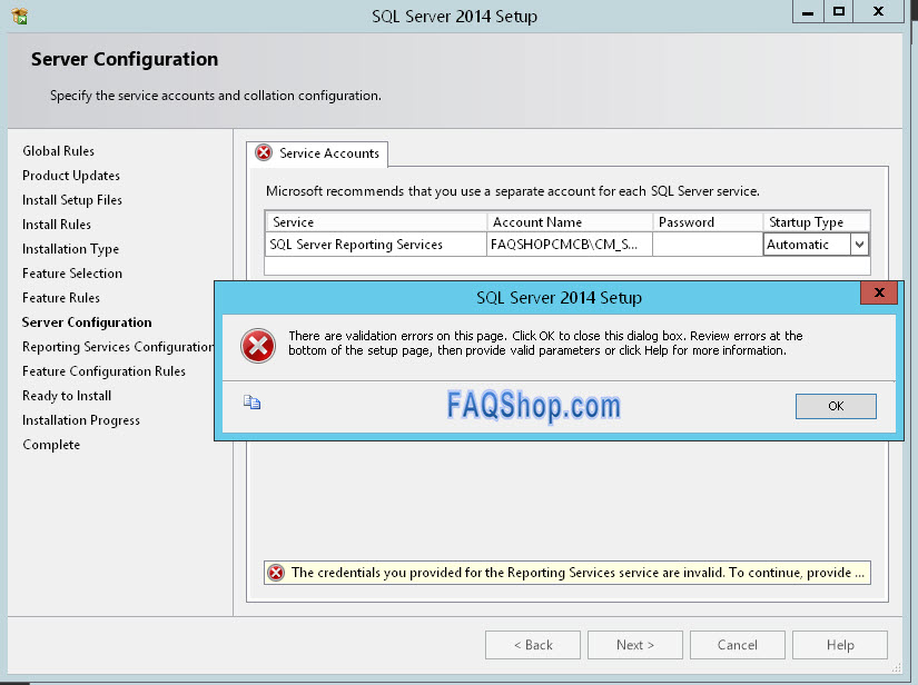 There Are Validation Errors On This Page Click Ok To Close This