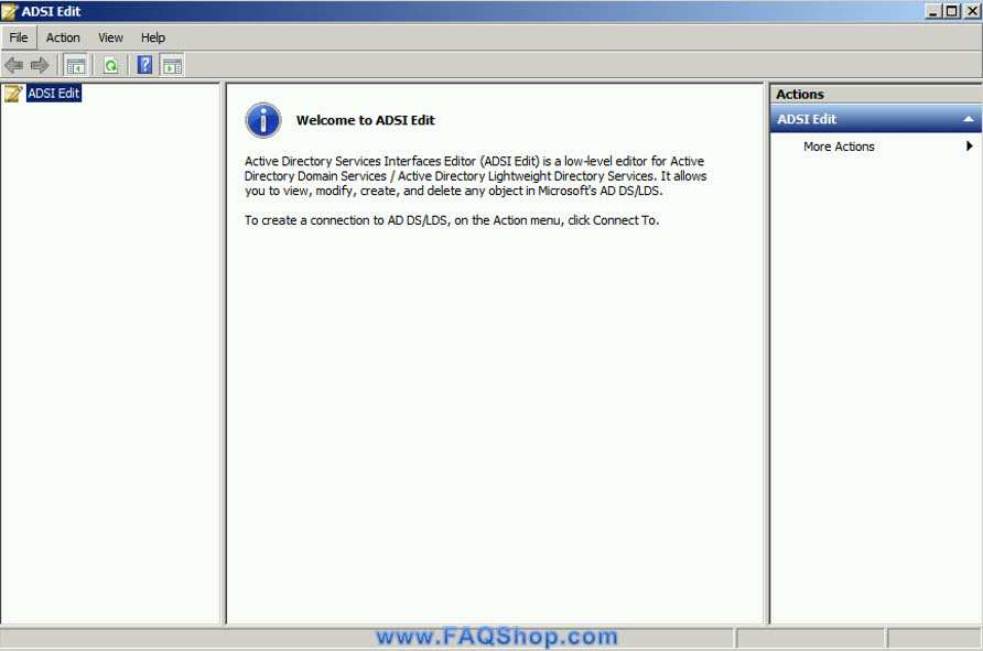 How do I Load ADSI Edit in Windows Server 2008/ R2? | FAQShop